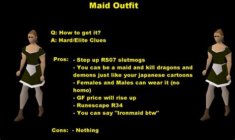 Suggestion Maid Outfit R2007scape