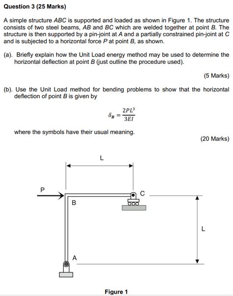 Solved Question 3 25 ﻿marksa Simple Structure Abc Is