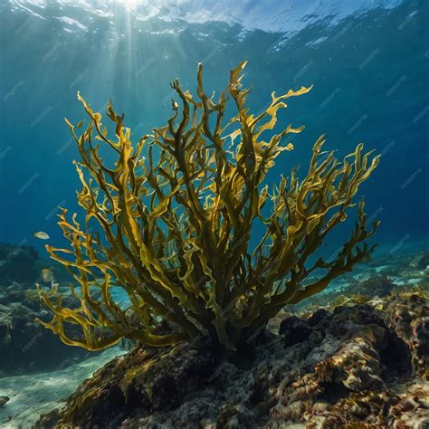 Giant Seaweed In The Underwater World Seaweed Underwater Scene Giant