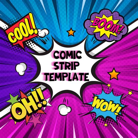 Comic Strip Template Pages Comic Book And Graphic Novel Page Templates