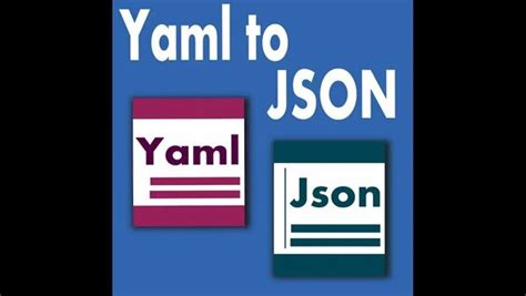Convert Json To Yaml 872 Video Yandexte Bulundu