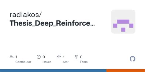 Github Radiakos Thesis Deep Reinforcement Learning