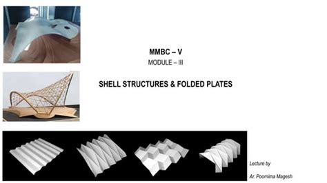 Module Iiipptx Shell Structures And Folded Plates Pptx