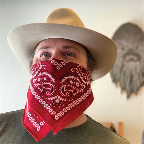 Bandana On Face Cowboy