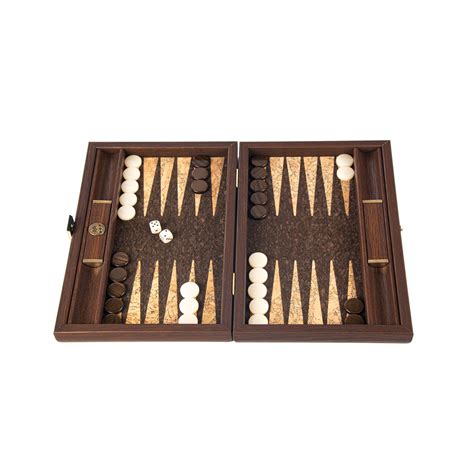Premium Handcrafted Natural Cork Backgammon Set With Cube Design And