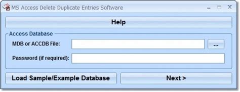 Ms Access Delete Duplicate Entries Software Download Delete Duplicate