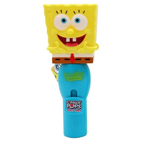 Spongebob Push N Twist Candy Pop 8g Morrisons Online Groceries And Offers