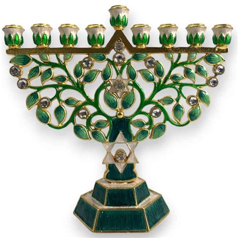 Etz Chaim Gemstone Menorah