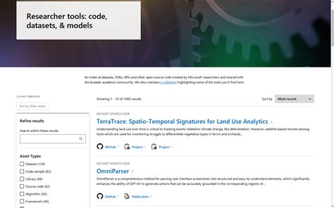 Microsoft Research Open Data研究数据数据集开放数据数据集