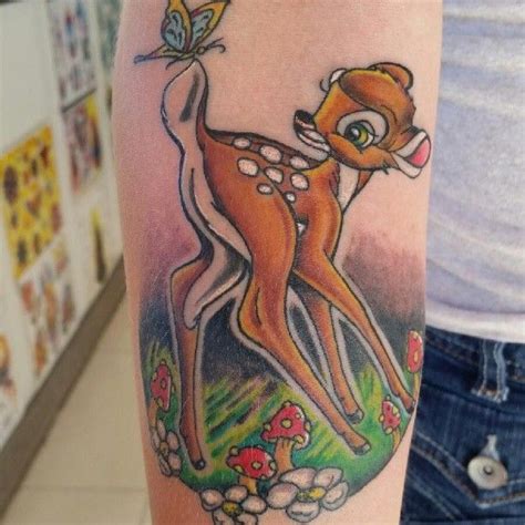 My Bambi Tattoo Done House Of Ink Venice Beach Ca Bambi Tattoo