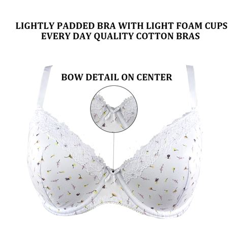 Plus Size Cotton Bra For Women Large Cup Size Lace Full Cup Underwire