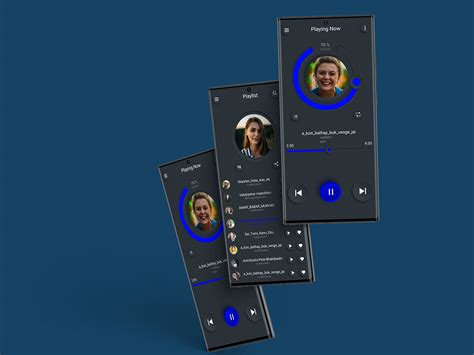 Dark Mode Music App Design Behance