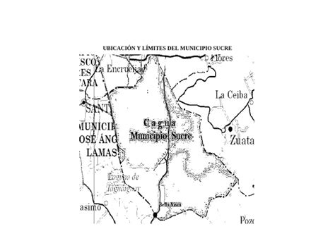 Mapa Municipio Sucre Pdf