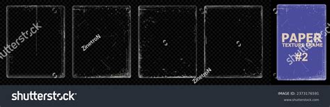 Realistic Overlay Paper Texture Uneven Edges Stock Vector Royalty Free Shutterstock