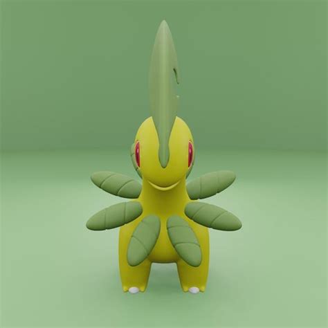 🐉 Pokemon No 153 Bayleef・ Stl File For 3d Printing・cults