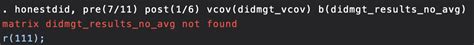 running honestdid with did multiplegt · issue 9 · mcaceresb stata honestdid · github