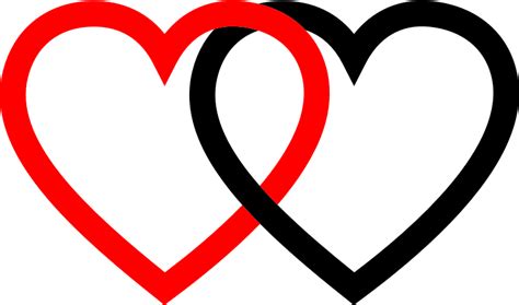 Linked Hearts Openclipart