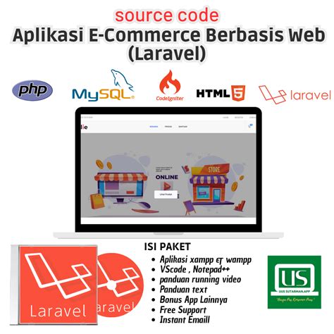 jual source code aplikasi e commerce berbasis web laravel shopee indonesia