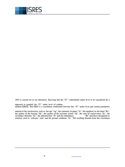 Impact Assessment Of Structural And Non Structural Components Akkouche Pdf Design Of