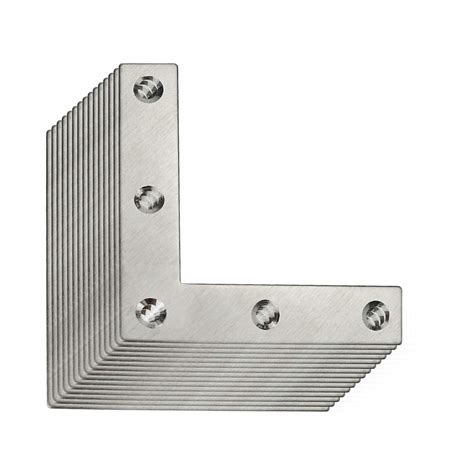 Rannb Flat L Bracket Right Angle Brackets 80mm X 80mm
