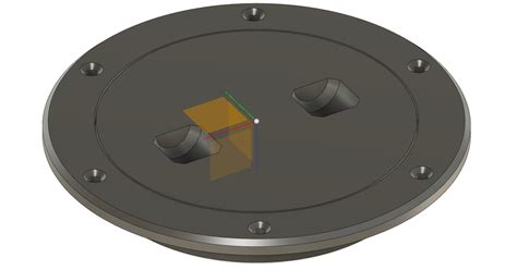 45 Inch Boat Deck Plate By Jpoharescrz Download Free Stl Model