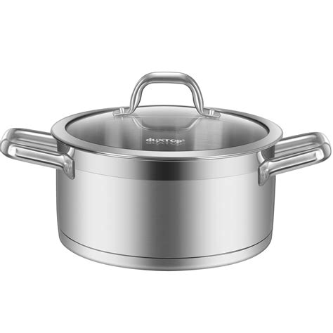 Duxtop 4 2 Qt Stockpot With Lid Professional Stainless Steel Stock Pot
