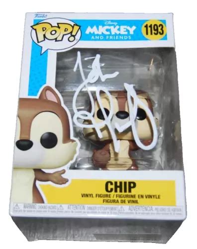 John Mulaney Signed Chip And Dale Mickey 1193 Disney Funko Pop Psa Dna An41424 Autographia