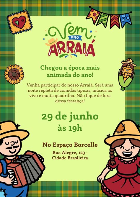 Texto Para Convite Festa Junina Librain