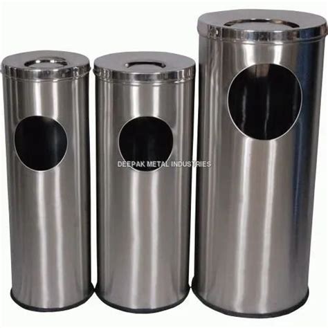 Sliver Stainless Steel Ss Ash Bin At ₹ 800 Piece In New Delhi Id 20717583562