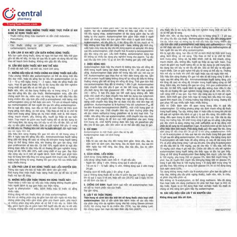 Thuốc Tydol 500 Giảm đau Hạ Sốt Hiệu Quả Mà Không Gây đau Dạ Dày