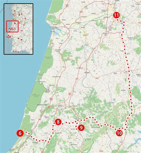 Португалия атракции карта план за разглеждане на забележителности турове най красивите