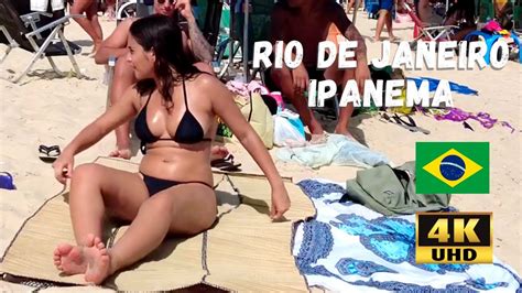 🇧🇷 Hot Day In Rio De Janeiro Brazil ☀️🏖️ Gorgeous Ipanema Beach Walk