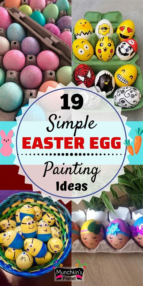 19 Diy Easter Egg Decorating Ideas In 2024 Simple Easter Eggs Easter