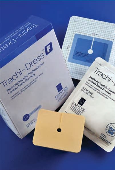 Trachi-dress стерильная повязка большая для ухода за трахеостомой ...