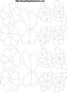 Flower Lei Coloring Craft Printable