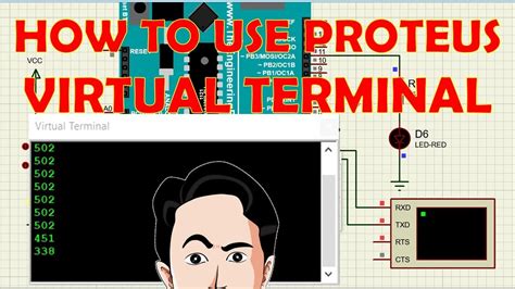 43using Virtual Terminal In Proteus As Arduino Serial Monitor Youtube
