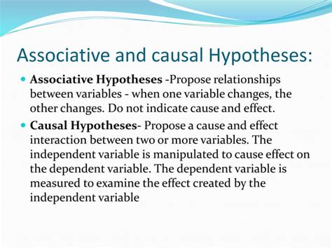 Types Of Hypothesis PPTX