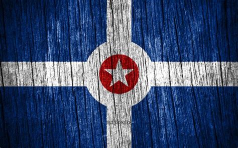 다운로드 4k 인디애나폴리스의 국기 미국 도시들 인디애나폴리스의 날 미국 나무 질감 깃발 인디애나폴리스 국기 인디애나폴리스 인디애나 주 인디애나의 도시들