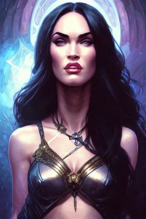 Portrait Of Megan Fox As The Liliana Vess Magic The Stable Diffusion