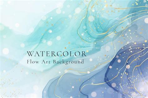 수채화 팩 무료 벡터