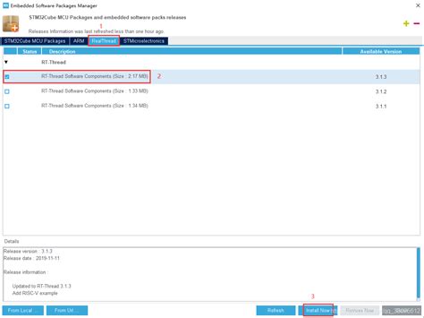 基于 Stm32cubemx 添加 Rt Thread 操作系统组件一） 详细介绍操作步骤cubemx Rtthread Csdn博客