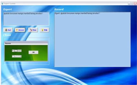 Expert System User Interface Download Scientific Diagram
