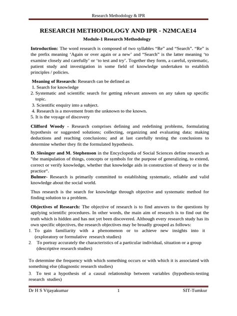 Unit I Notes Pdf Sampling Statistics Methodology