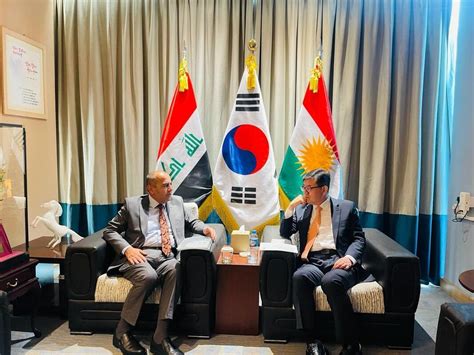 بەڕێز سەرۆکی زانکۆ لەگەڵ کۆنسوڵی گشتیی کۆماری کۆریا کۆبوویەوە زانکۆی کۆیە