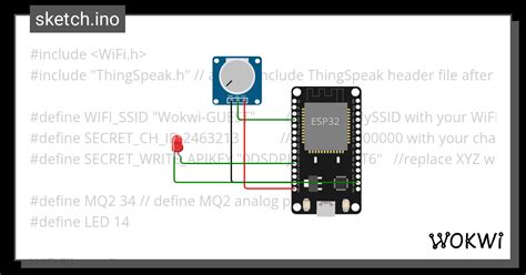 Gas Wokwi Esp32 Stm32 Arduino Simulator