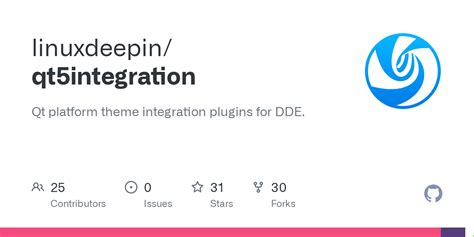 github linuxdeepin qt5integration qt platform theme integration plugins for dde