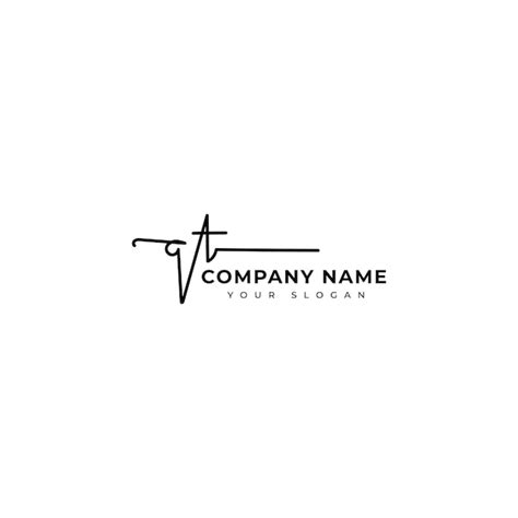Premium Vector Qt Initial Signature Logo Vector Design