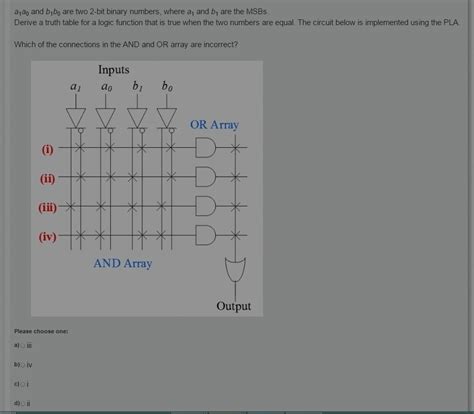 Solved Ajao And Bbo Are Two 2 Bit Binary Numbers Where Aj