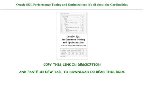 Oraclesqlperformancetuningandoptimizationitsallaboutthe