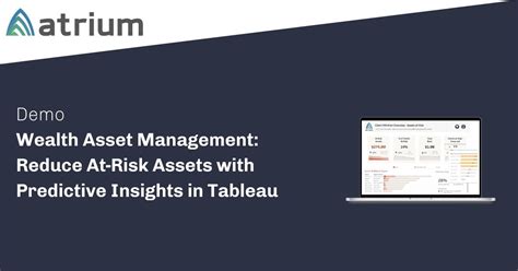 On Demand Webinar Wealth Asset Management Demo Reduce At Risk Assets With Predictive Insights